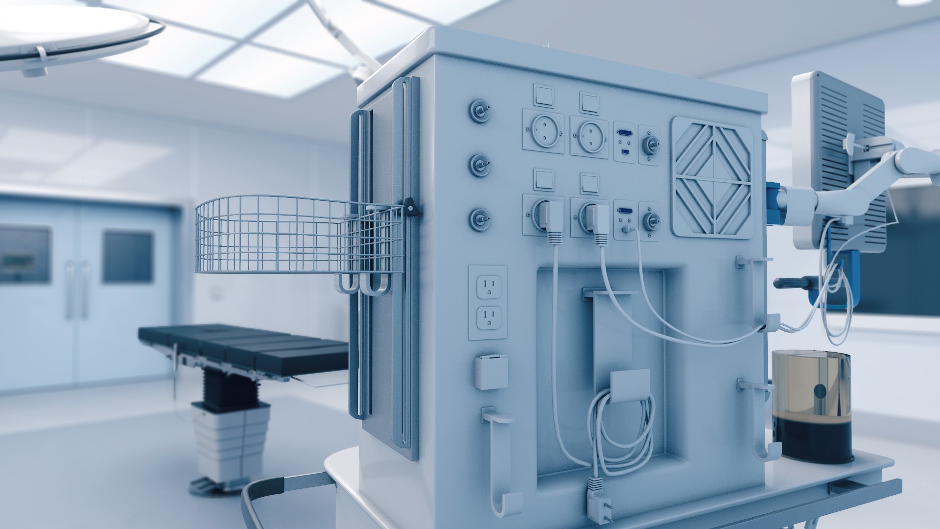 3D Basic Surgery Room Model - TurboSquid 2068644