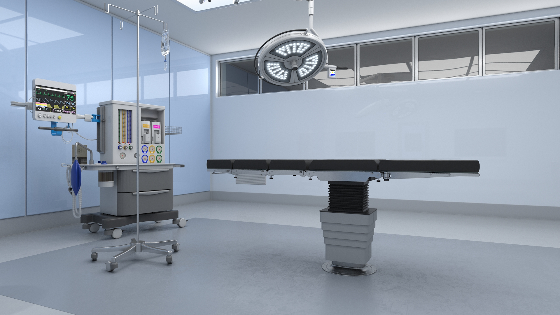 3D Basic Surgery Room Model - TurboSquid 2068644