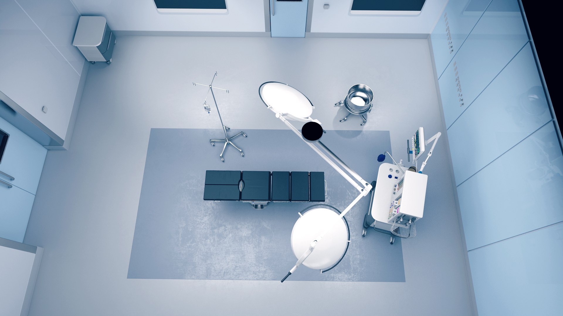 3D Basic Surgery Room Model - TurboSquid 2068644