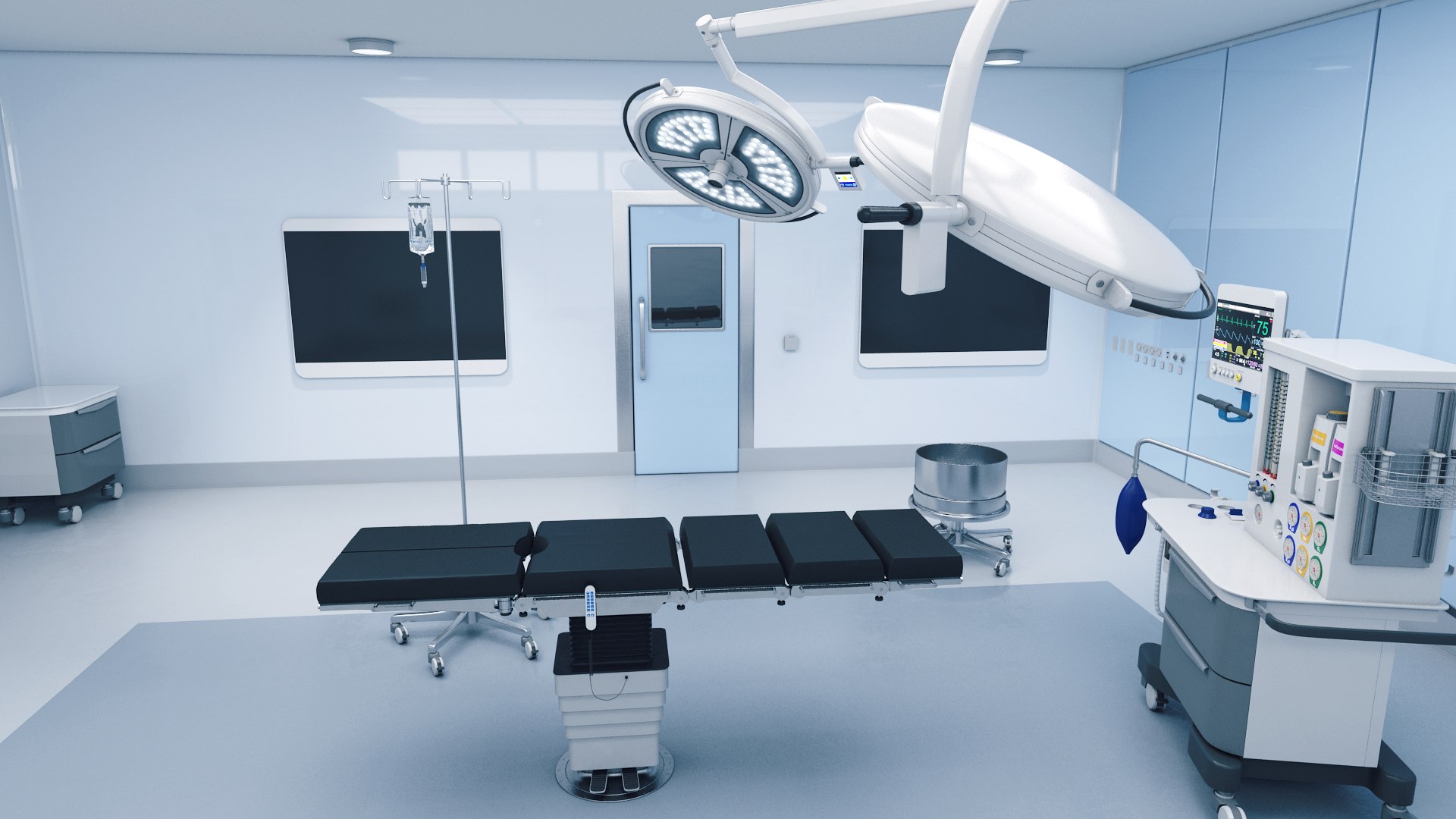 3D Basic Surgery Room Model - TurboSquid 2068644