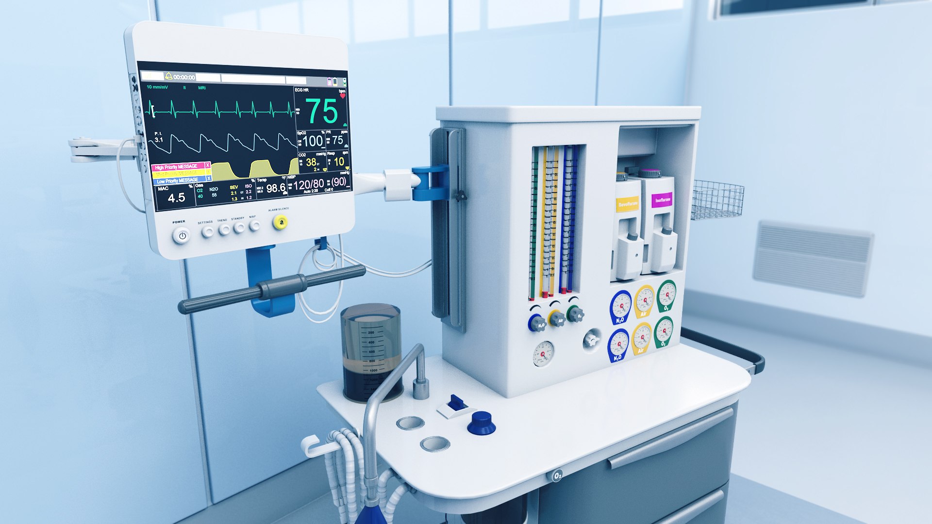 3D Basic Surgery Room Model - TurboSquid 2068644