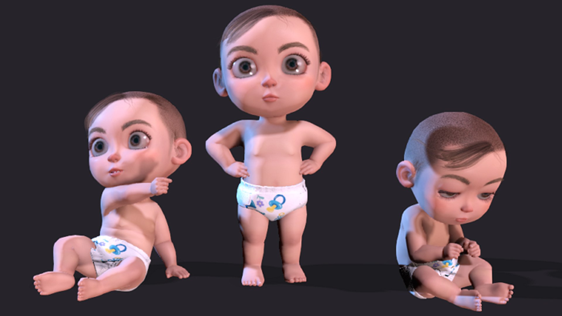 BABY Model - TurboSquid 1795392