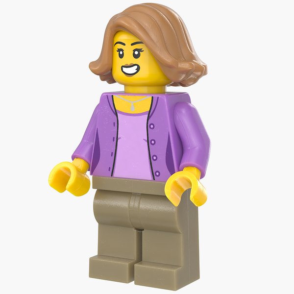 modelo 3d Lego Minifigura Mujer 6 - TurboSquid 2211277