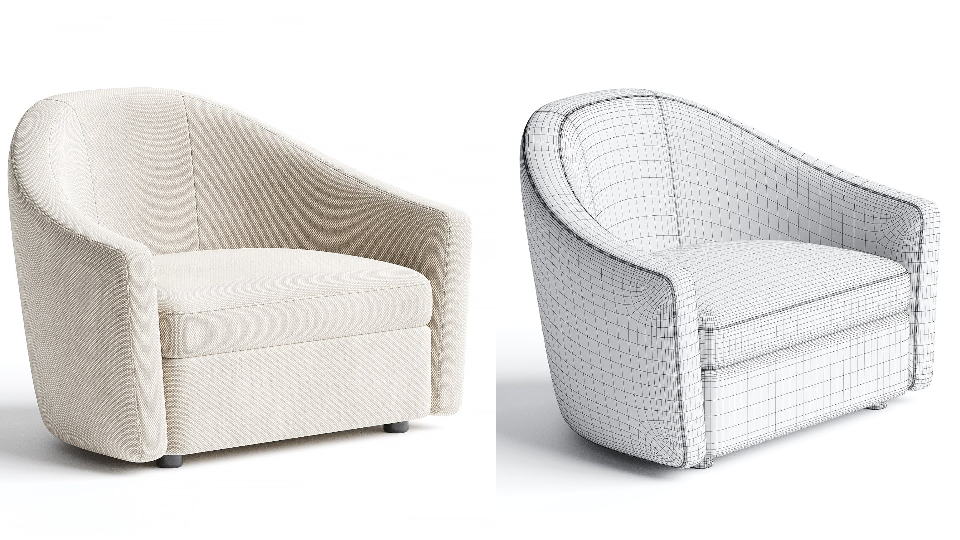 Armchair 101 3D Model - TurboSquid 2195191