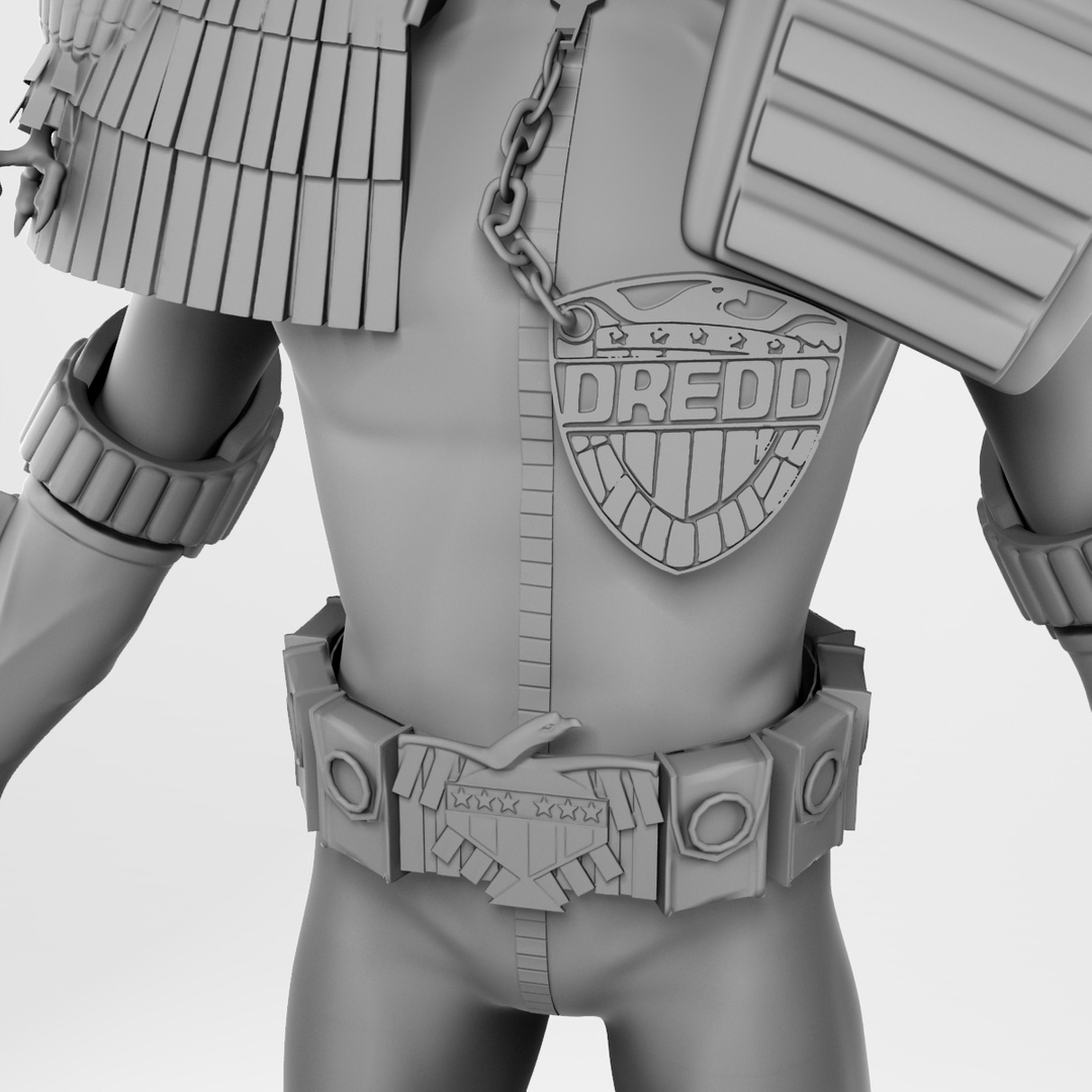 3D judge dredd - TurboSquid 1249696