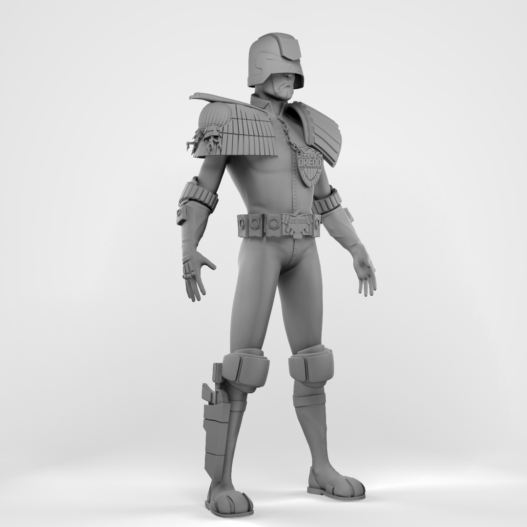 3D judge dredd - TurboSquid 1249696