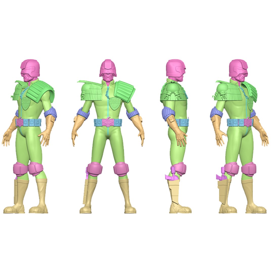 3D Judge Dredd - TurboSquid 1249696