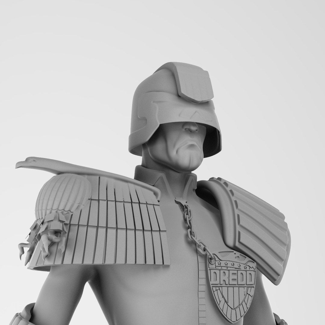 3D Judge Dredd - TurboSquid 1249696