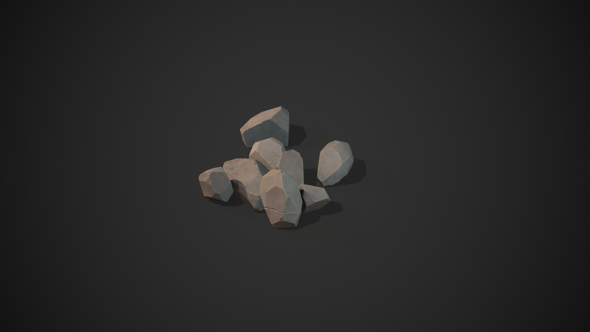 3D Stylized Rock - TurboSquid 1814583
