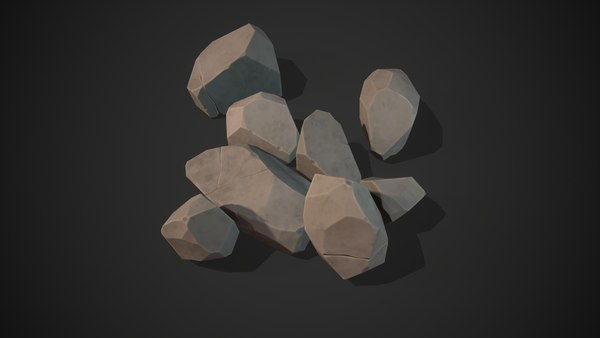 3D Stylized rock - TurboSquid 1814583
