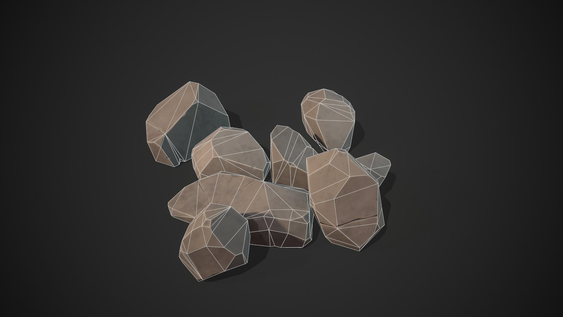 3D Stylized Rock - TurboSquid 1814583