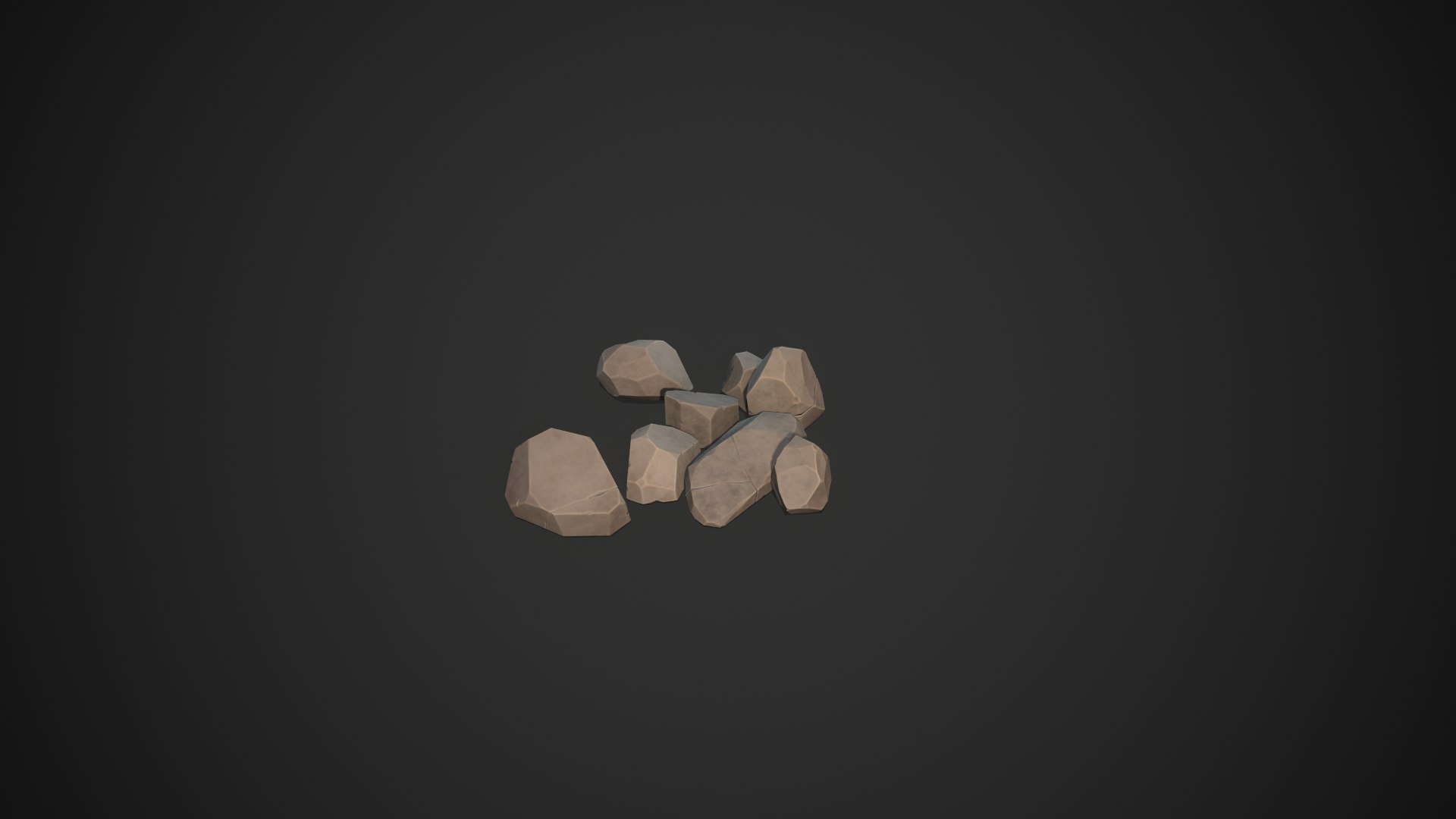 3D Stylized Rock - TurboSquid 1814583