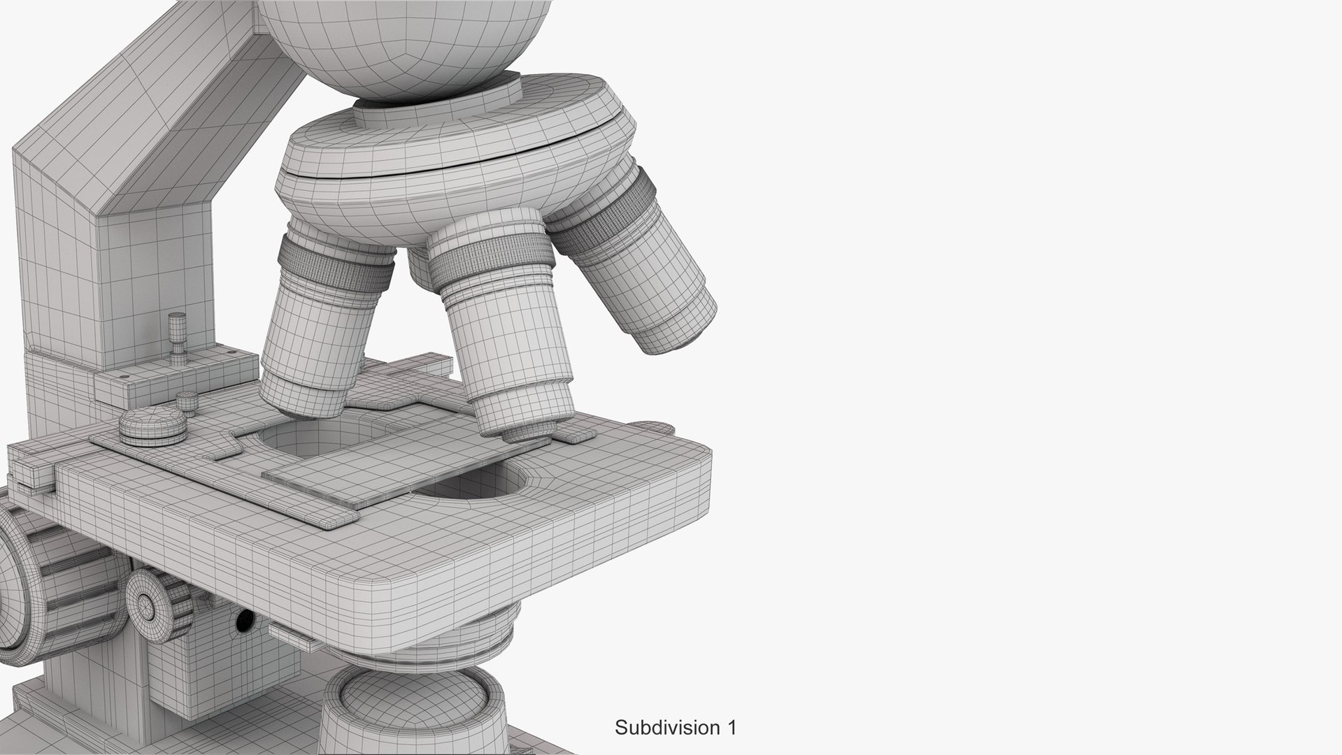 Microscope 3D Model - TurboSquid 1989262