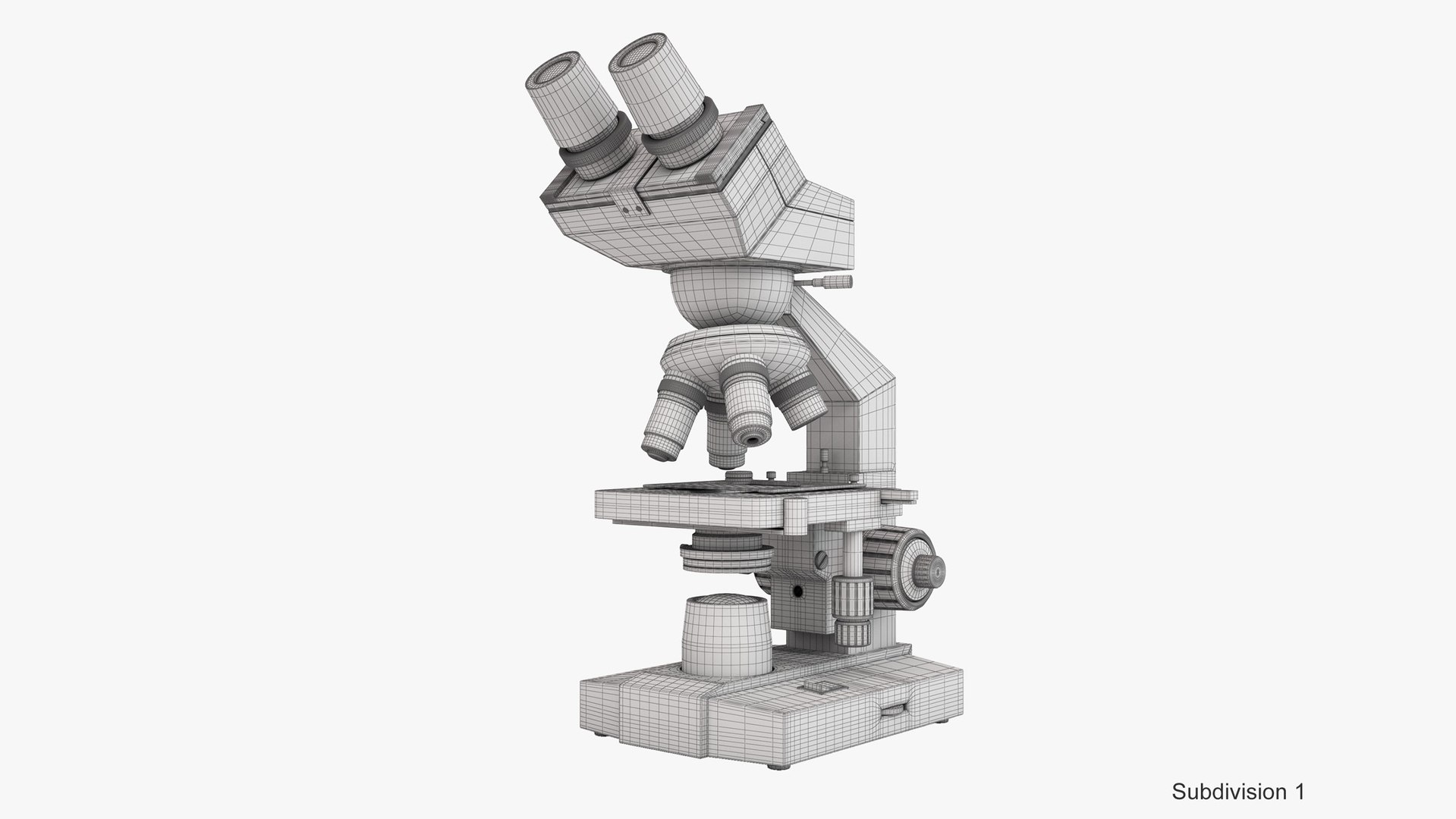 Microscope 3D Model - TurboSquid 1989262