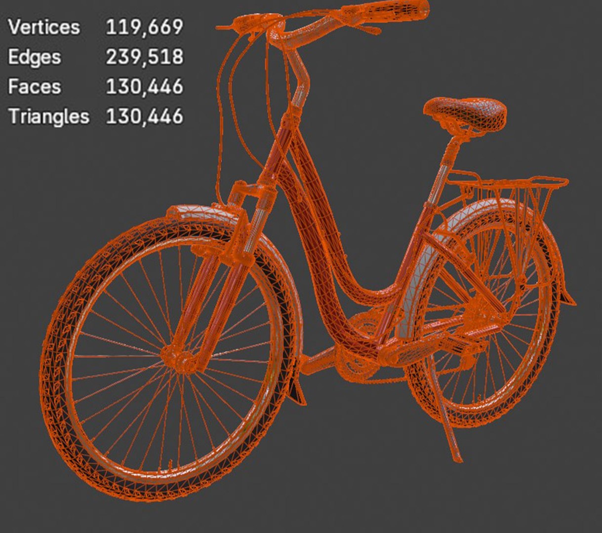 3D Bicycle V003 - TurboSquid 2518221