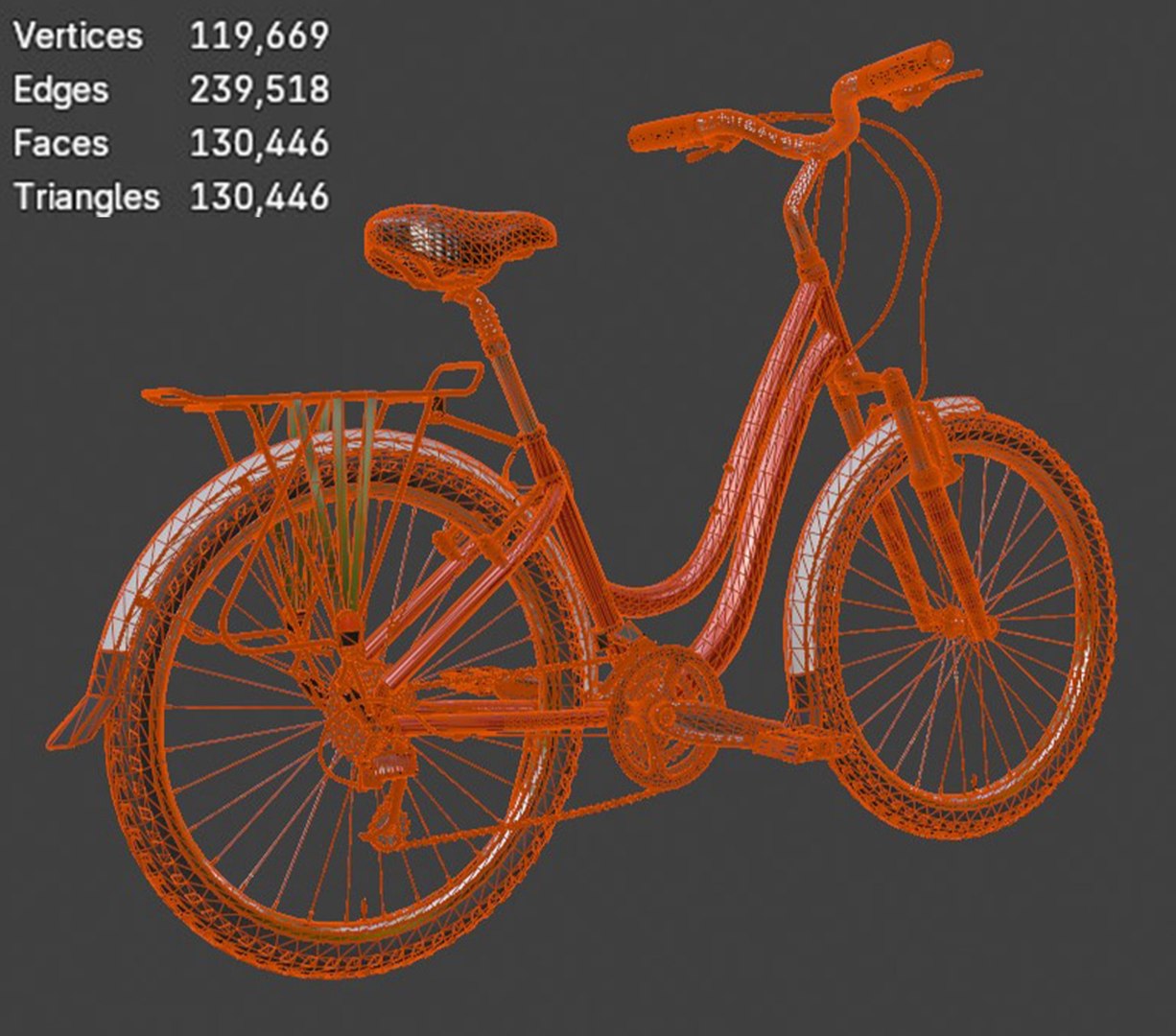 3D Bicycle V003 - TurboSquid 2518221