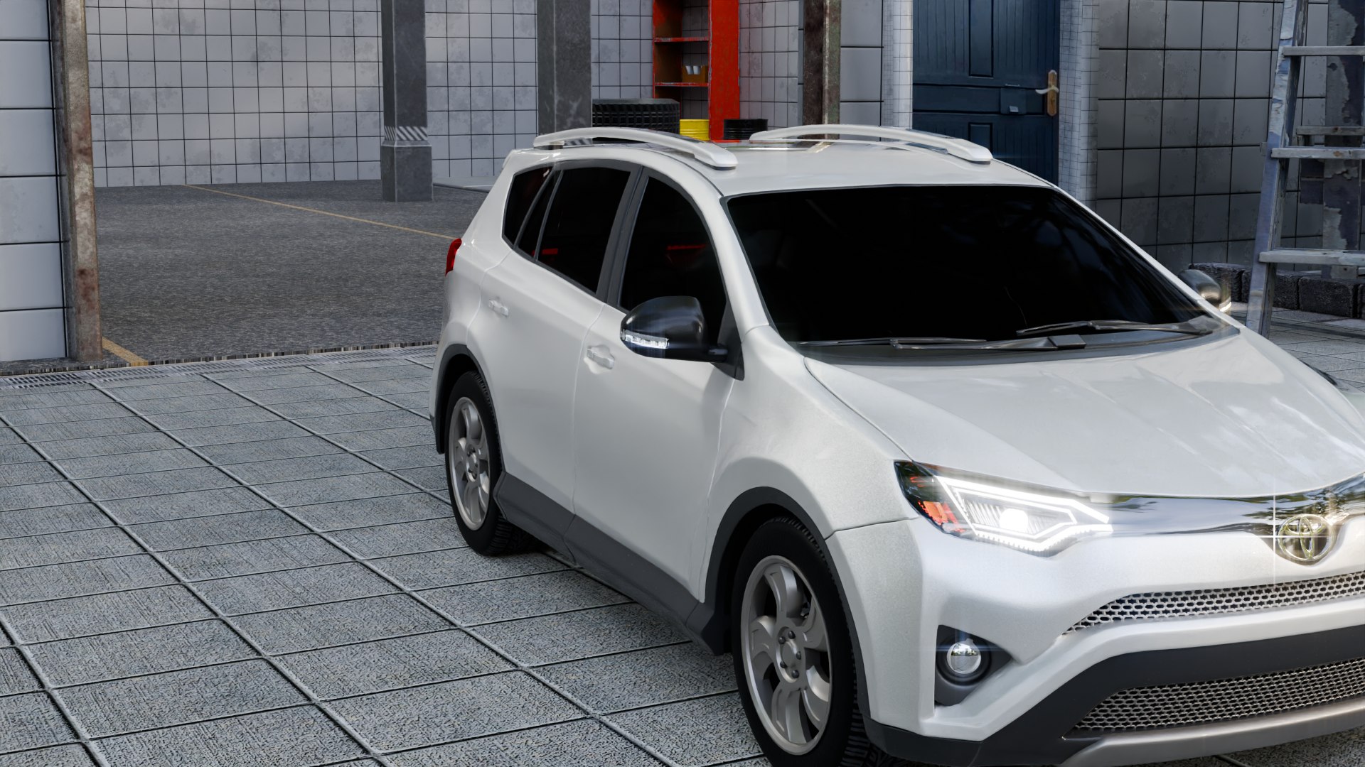 Toyota Rav4 Rigged 3D Model - TurboSquid 2286087