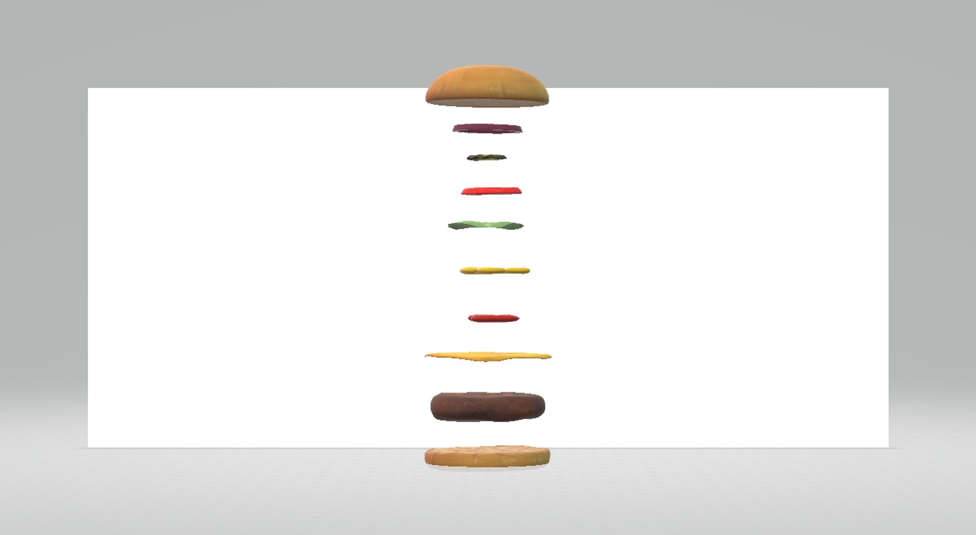 Build cheeseburger 3D - TurboSquid 1236045