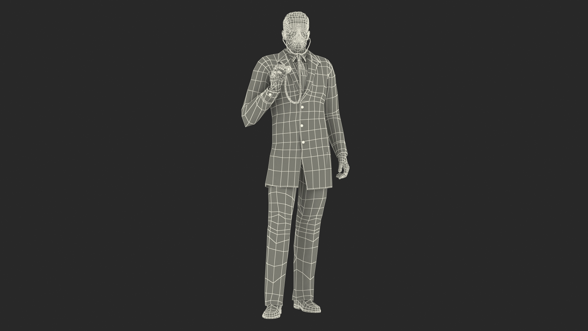 Male Doctor Standing Pose Model - TurboSquid 1518246