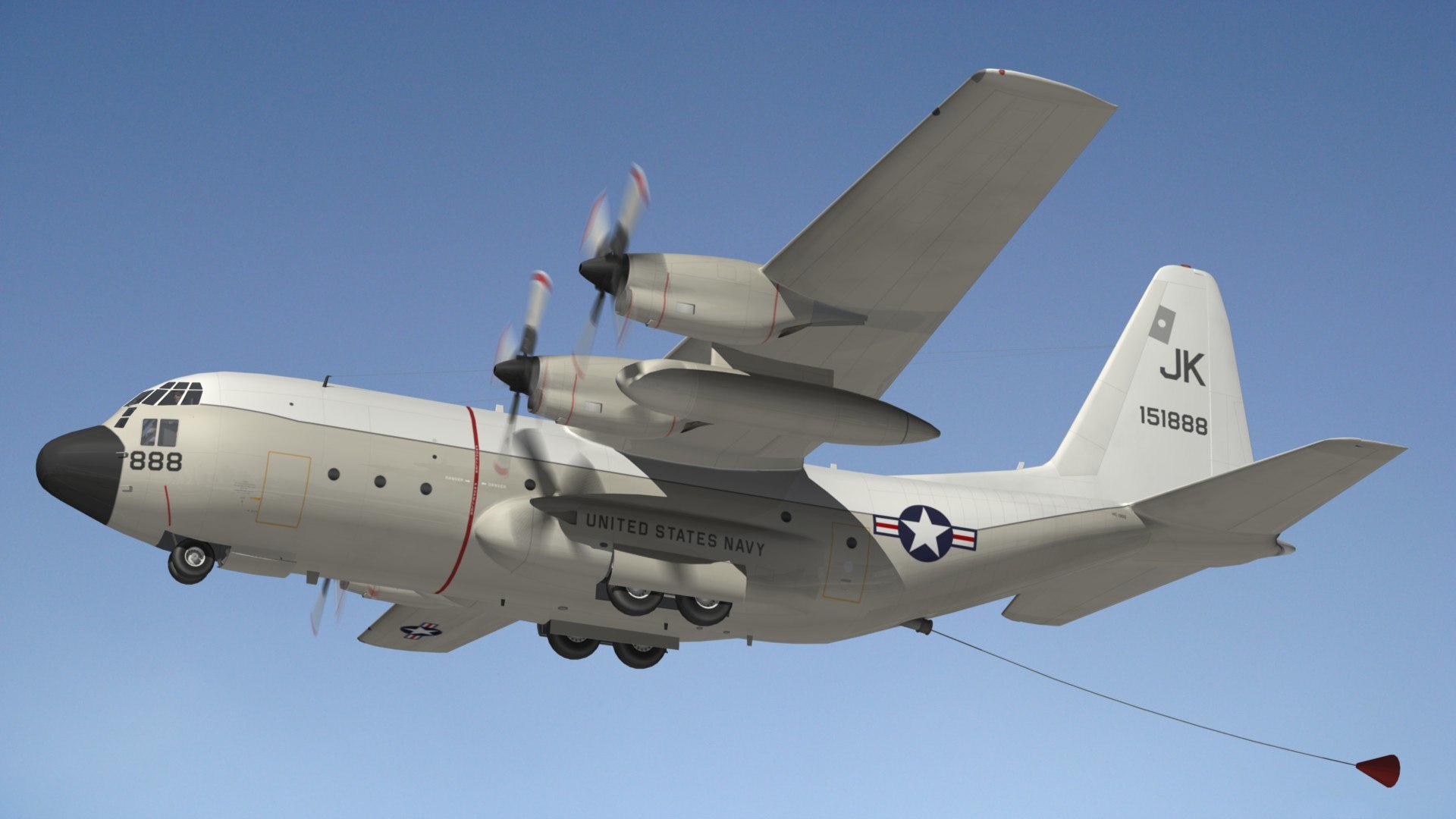 3D Hercules C130G TACAMO - TurboSquid 2014667