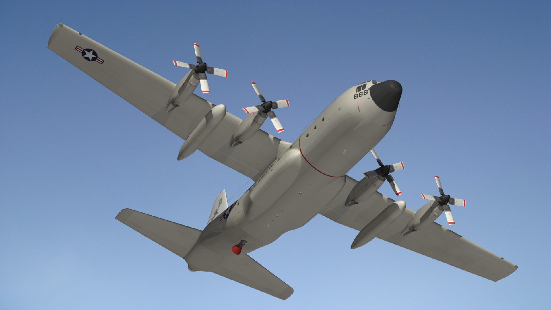3D Hercules C130G TACAMO - TurboSquid 2014667
