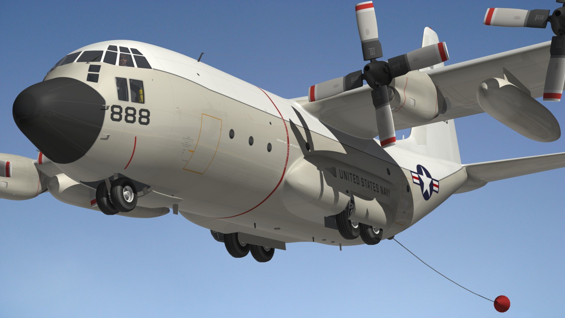 3D Hercules C130G TACAMO - TurboSquid 2014667