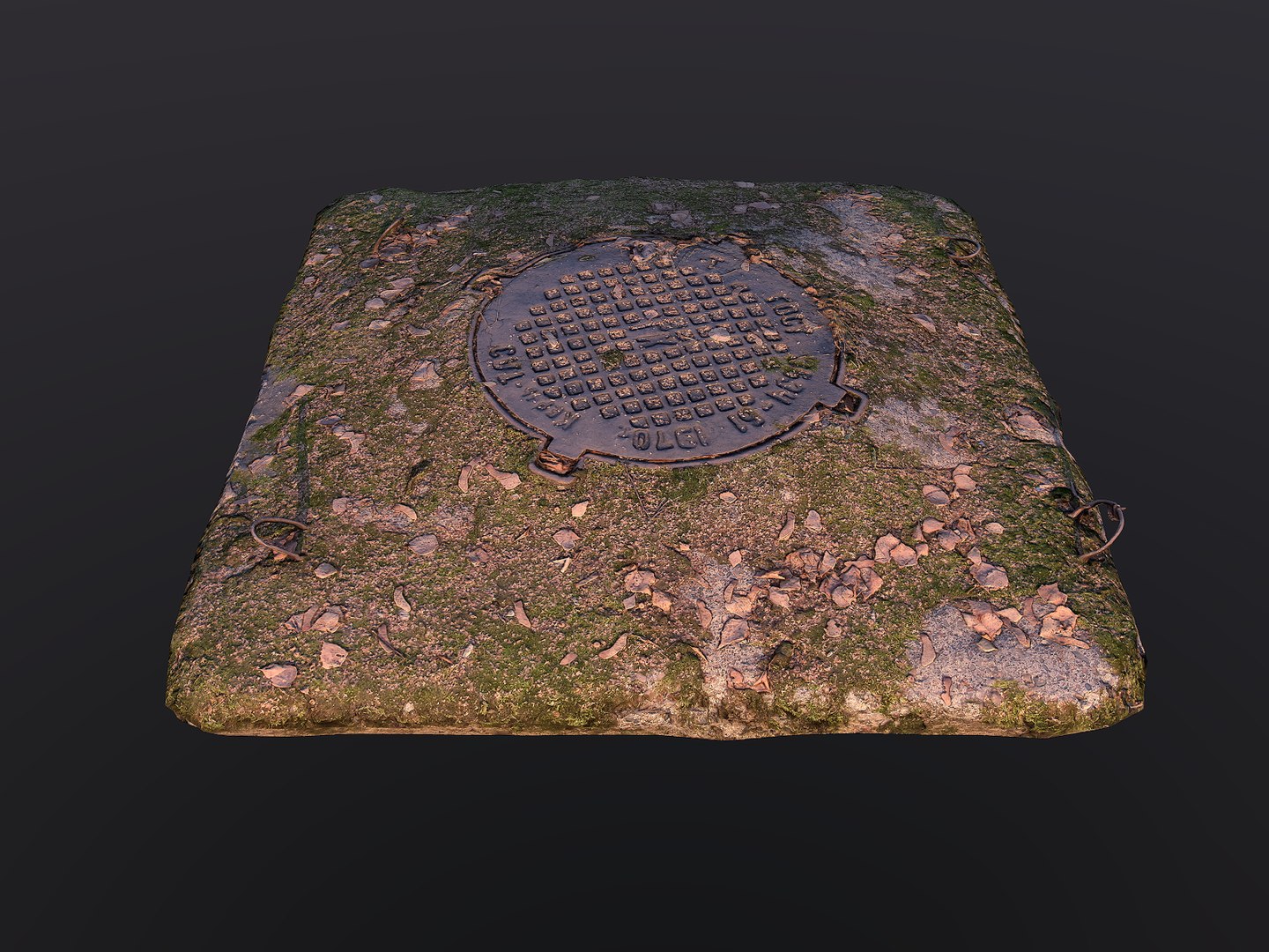 3D manhole model - TurboSquid 1349677