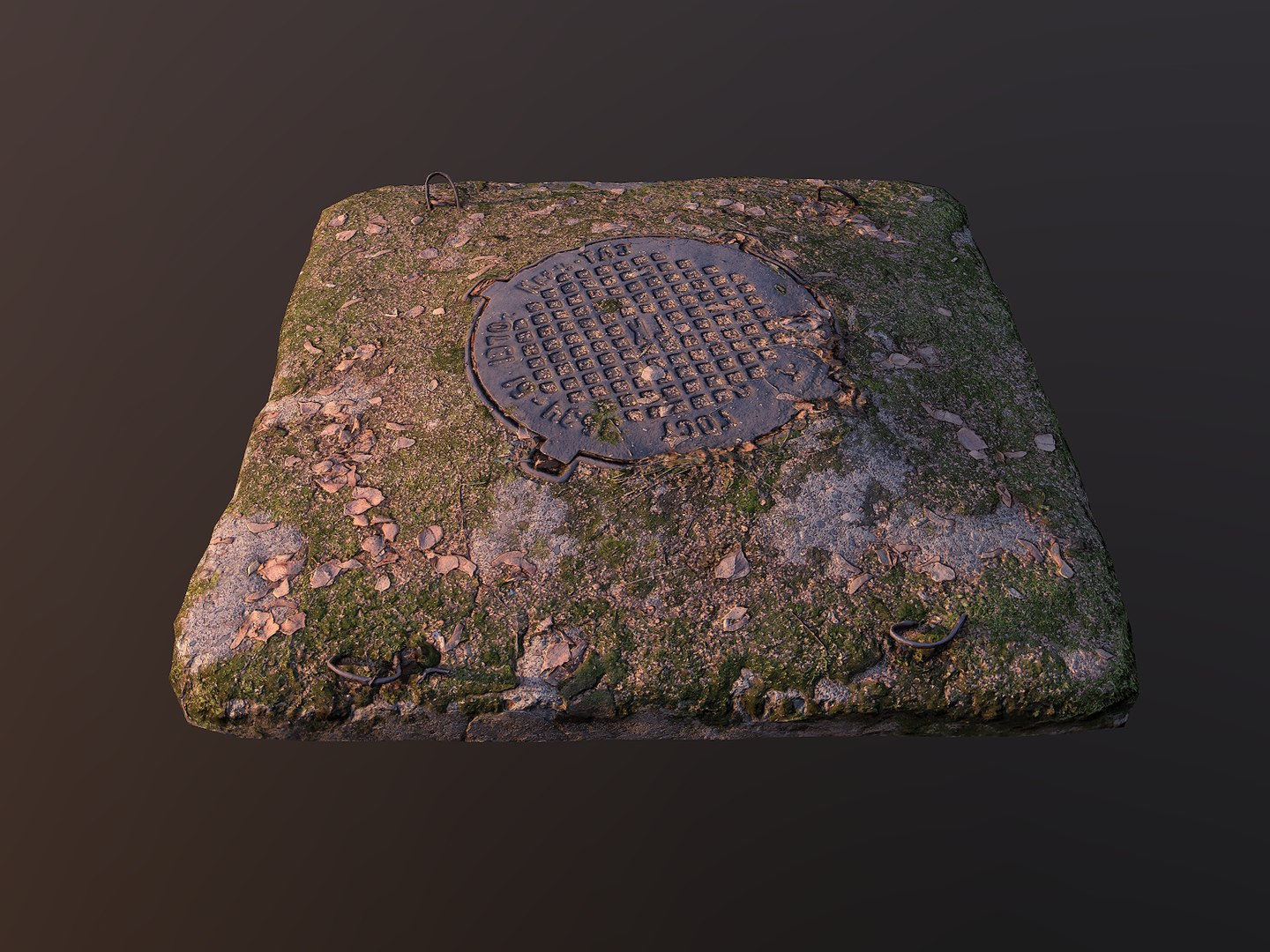 3D manhole model - TurboSquid 1349677
