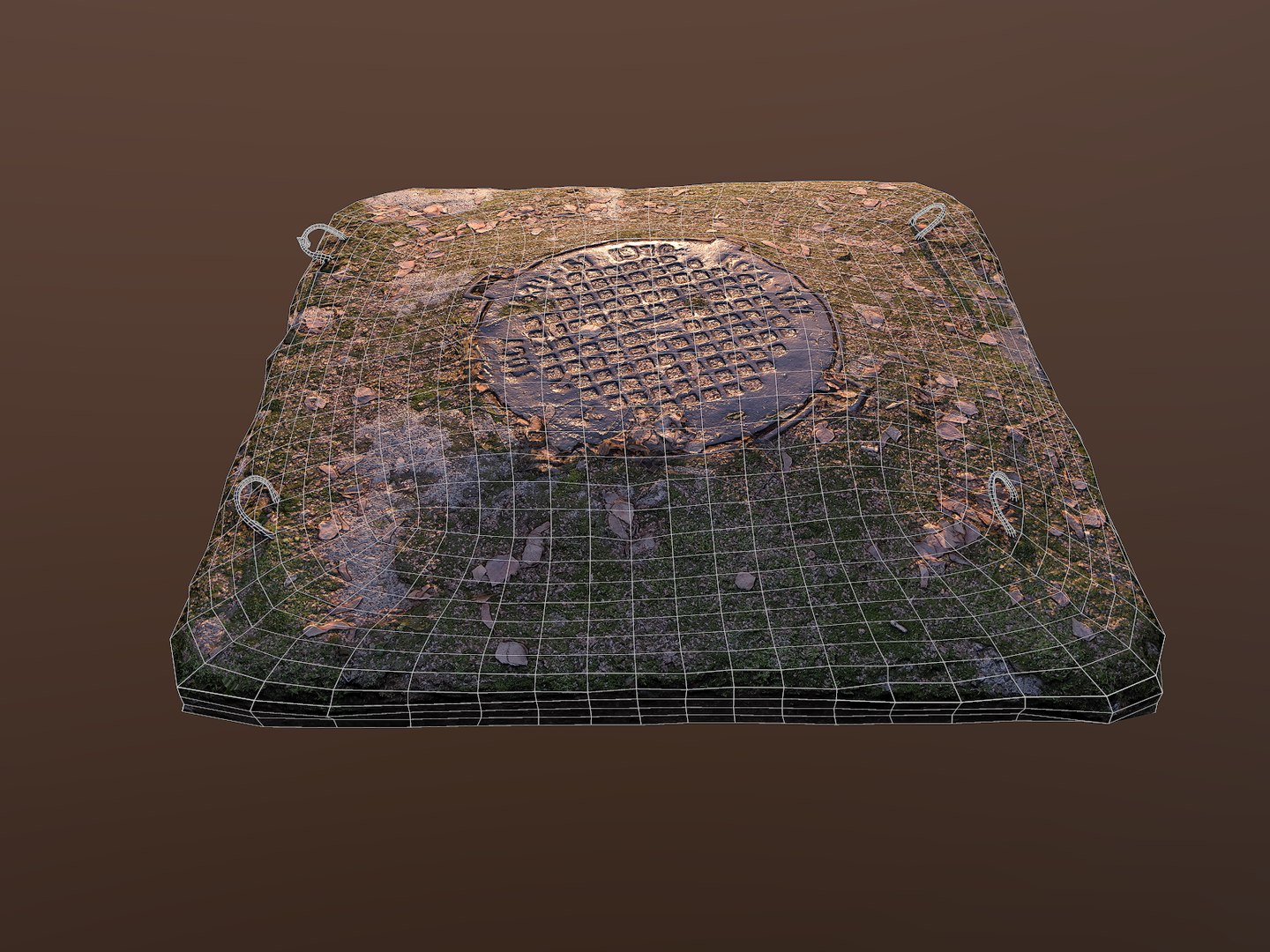 3D manhole model - TurboSquid 1349677