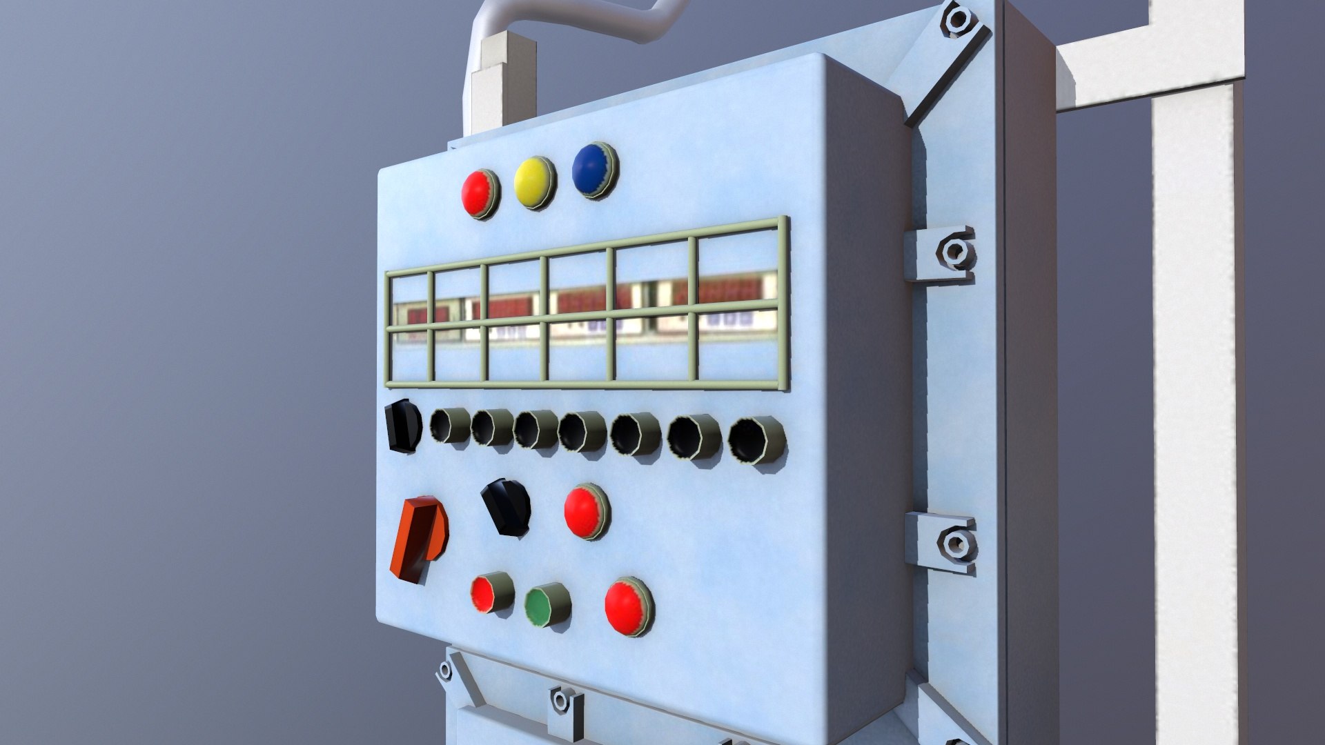 3D Electric Panel Model - TurboSquid 2287788