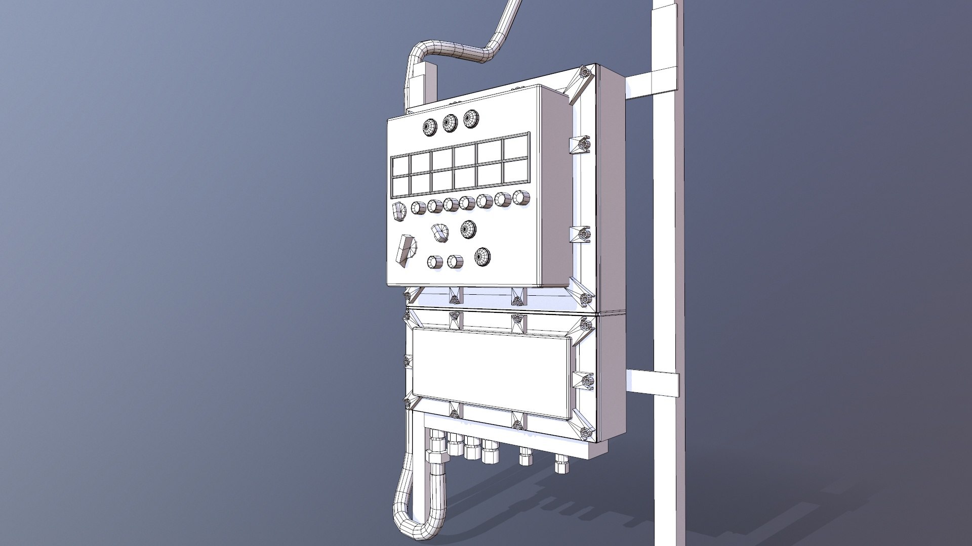 3D Electric Panel Model - TurboSquid 2287788