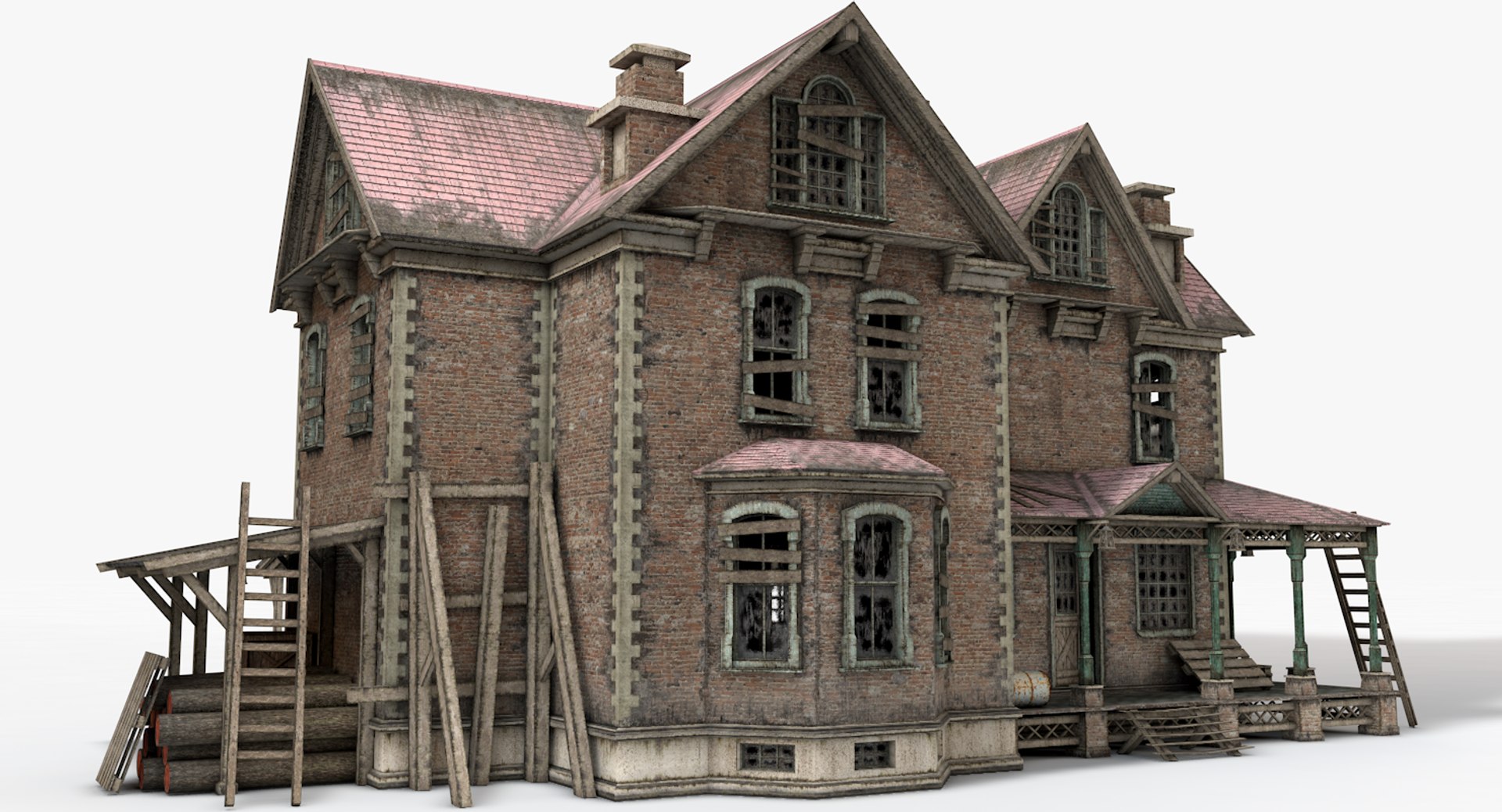 3D Old House Interior Model - TurboSquid 1233671