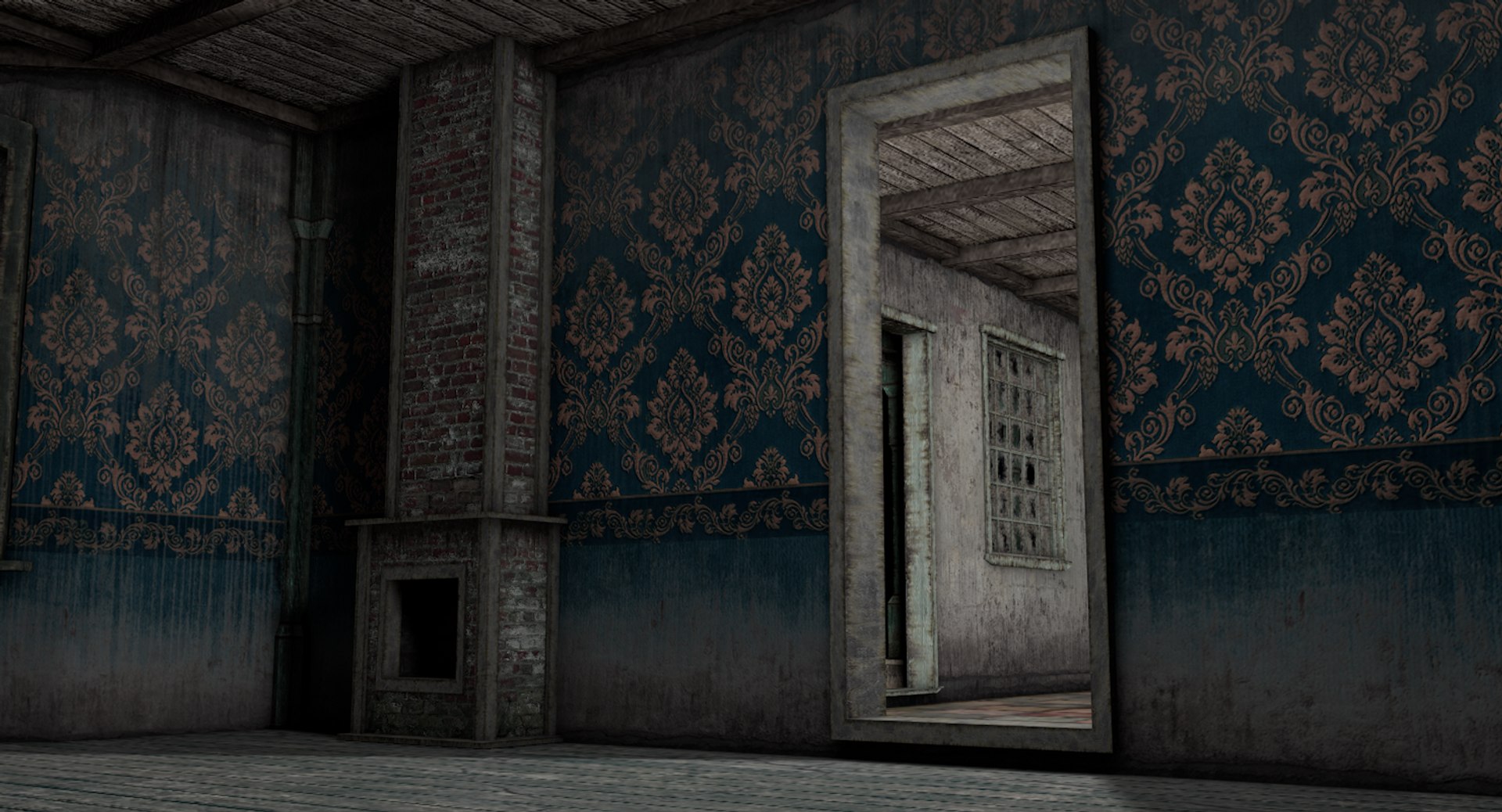 3D Old House Interior Model - TurboSquid 1233671