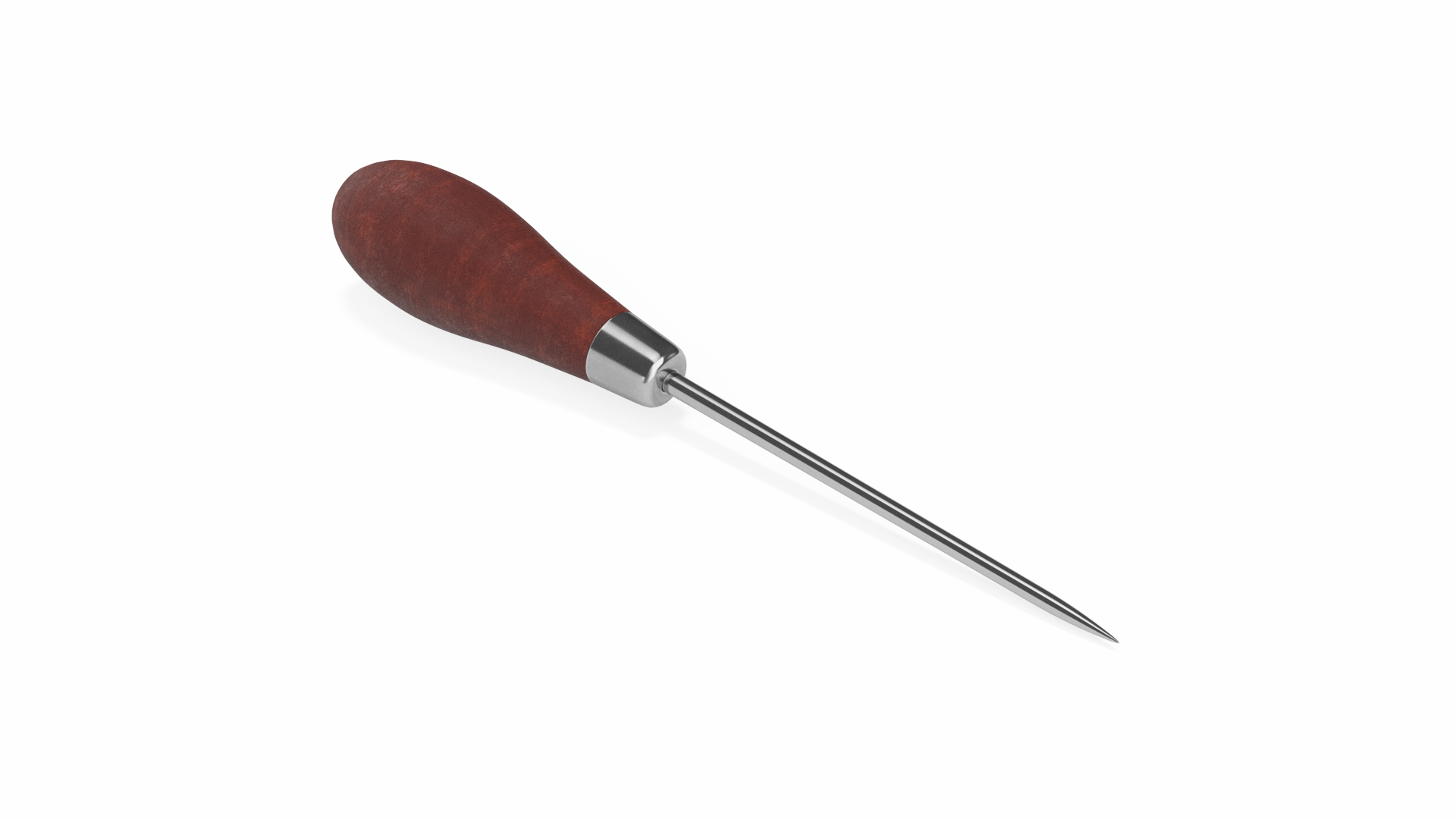 3D Scratch Awl Tool With Hardwood Handle Model - TurboSquid 2161320