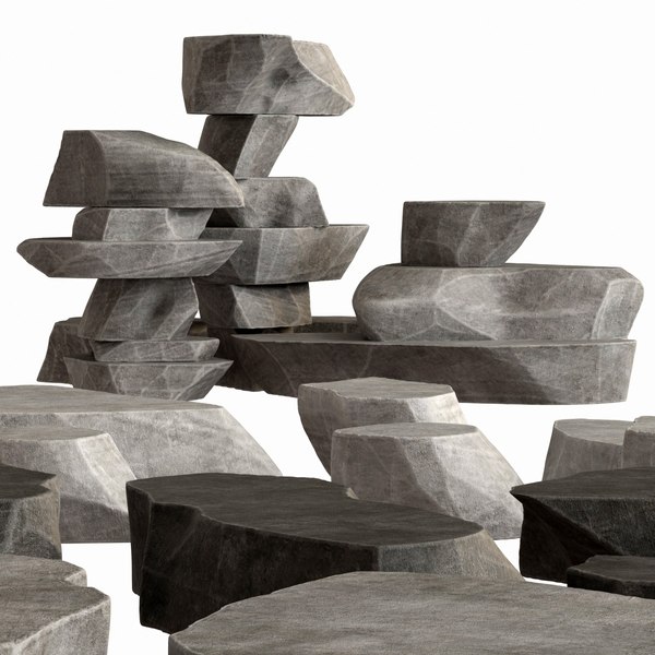 Rock plate 3D - TurboSquid 1649291