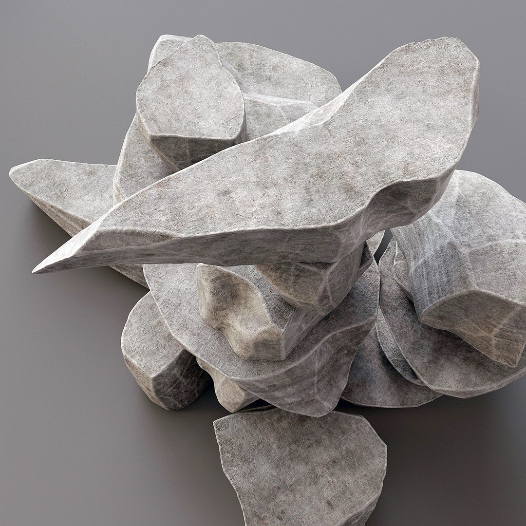 Rock plate 3D - TurboSquid 1649291