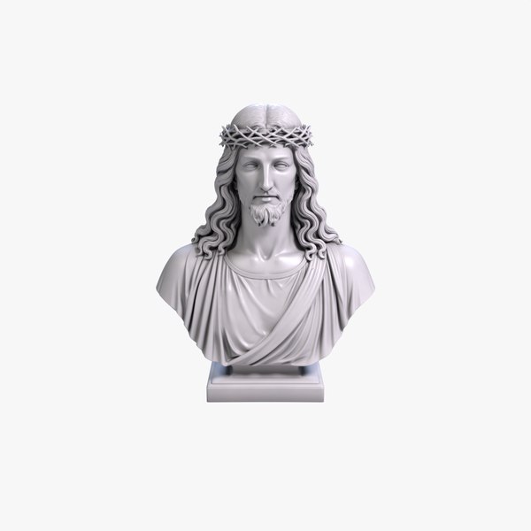 Jesus Christus Büste Skulptur 3D-druckbare STL-Datei 3D-Modell ...