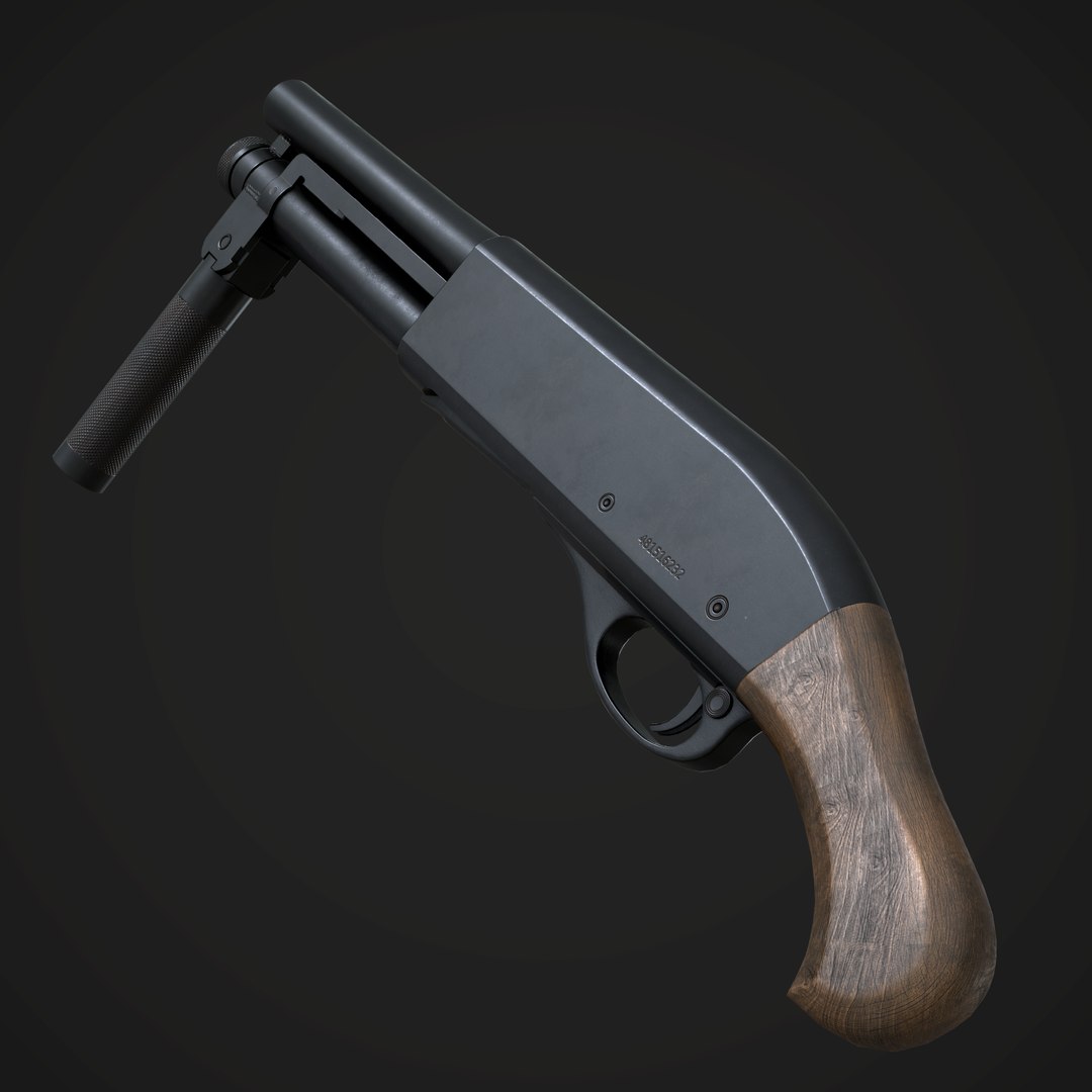 Remington Super-shorty 3d Model