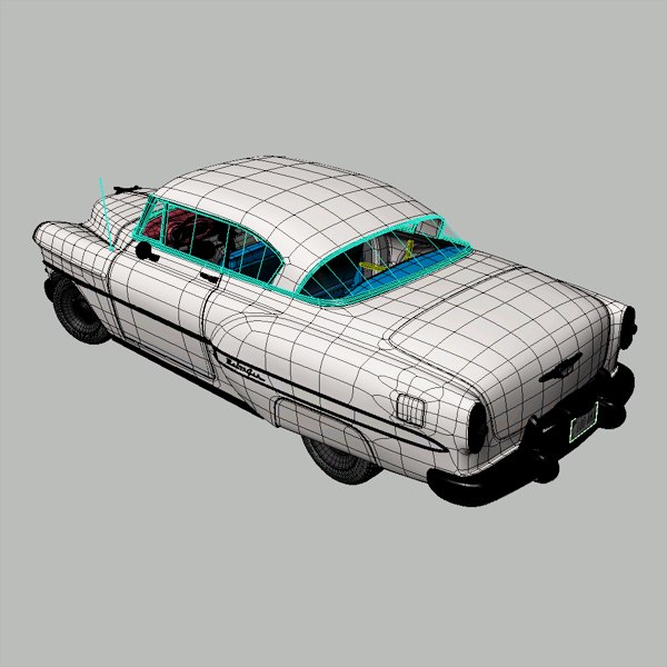 3ds max american car