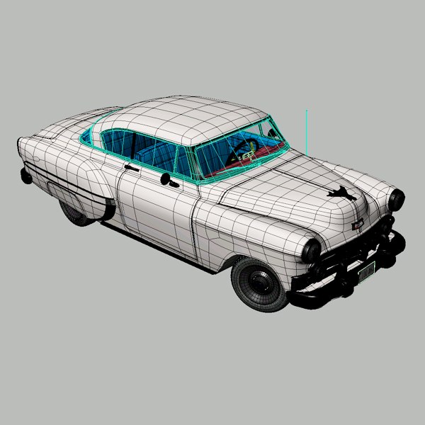 3ds max american car