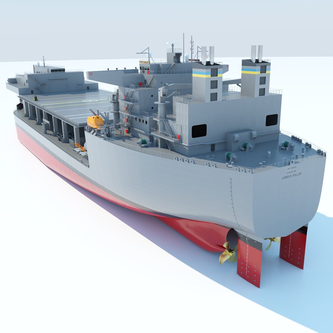 3dsmax Usns Lewis B Puller