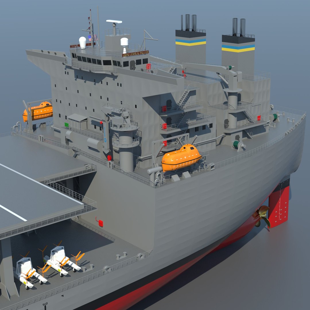 3dsmax Usns Lewis B Puller