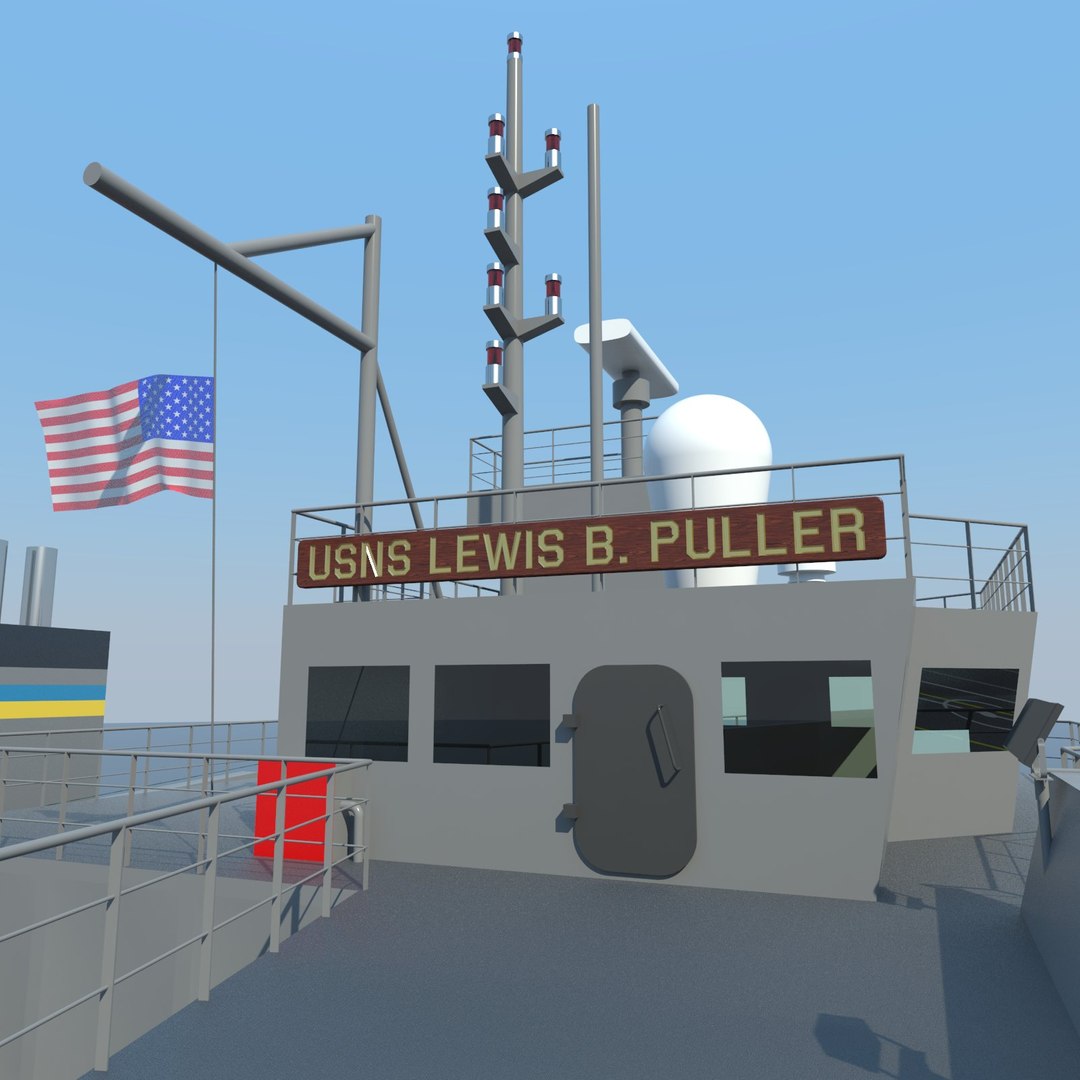 3dsmax Usns Lewis B Puller