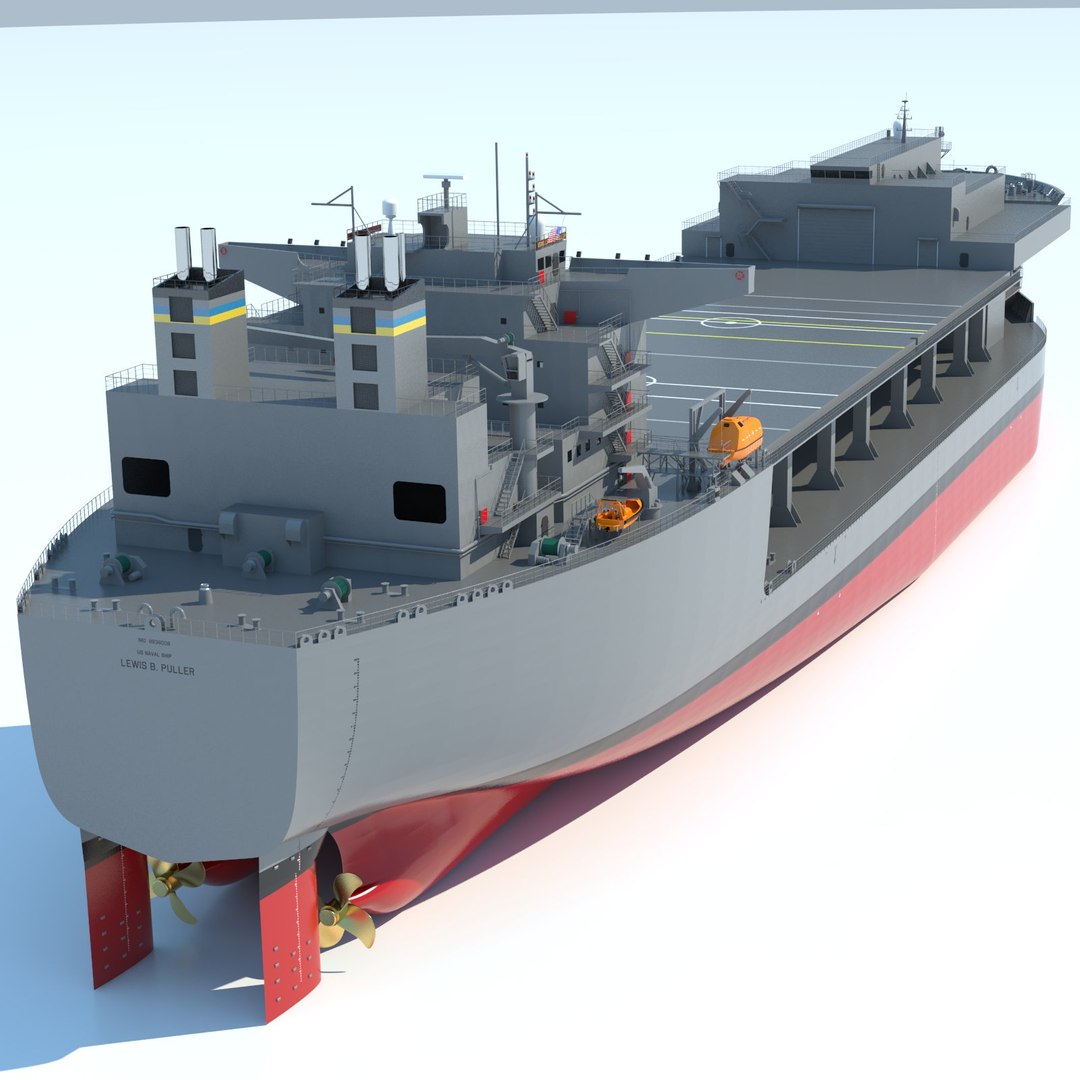 3dsmax Usns Lewis B Puller