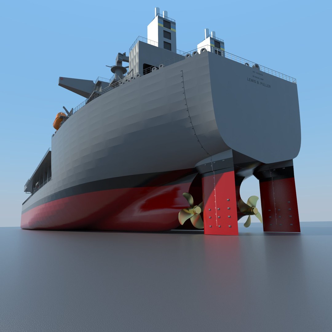 3dsmax Usns Lewis B Puller