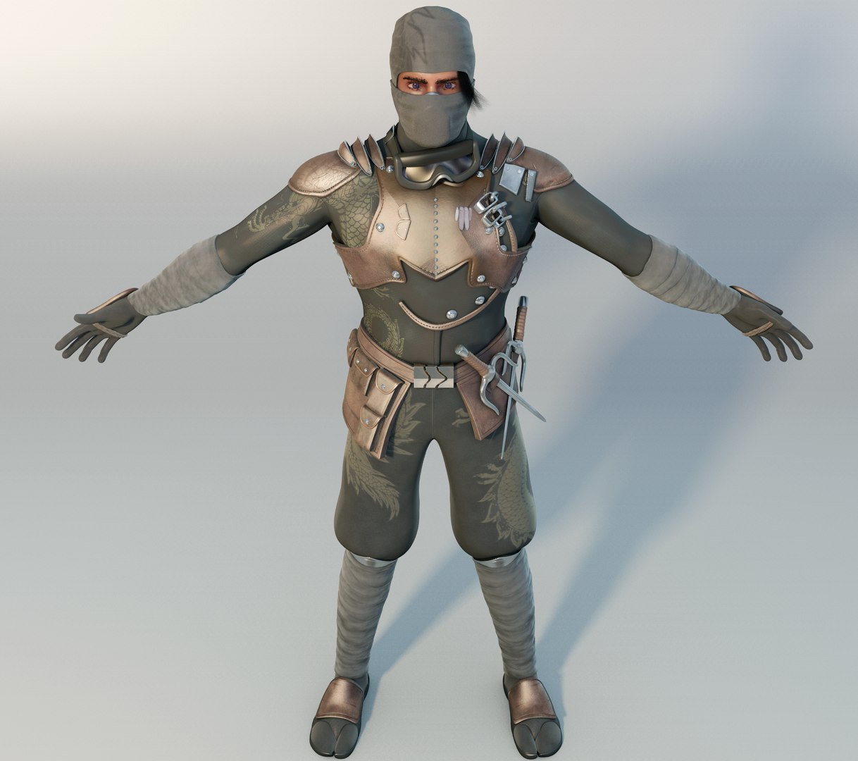Assassin Guy Rigged Model - TurboSquid 1161841