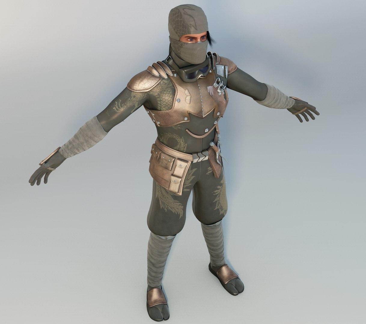 Assassin Guy Rigged Model - TurboSquid 1161841