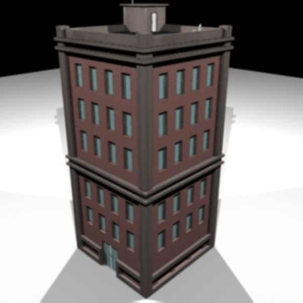 3ds apartment building