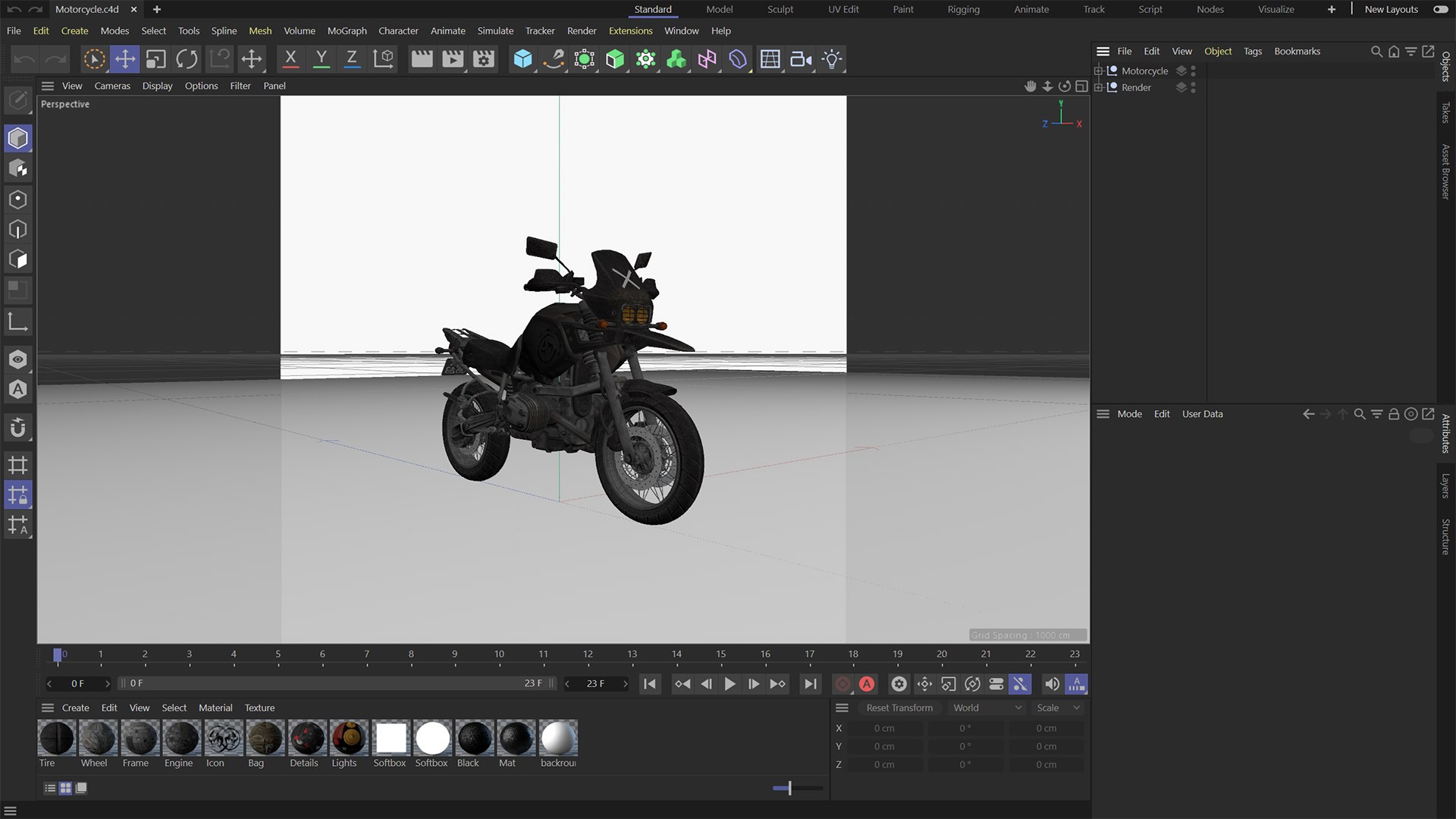Motorcycle 3D Model - TurboSquid 1861032