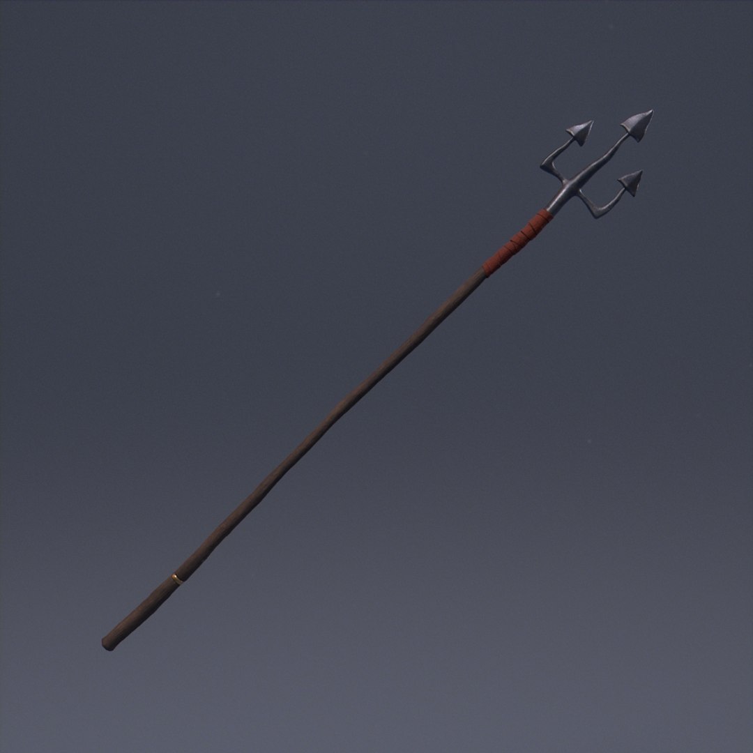 Simple Trident 3D Model - TurboSquid 1513954